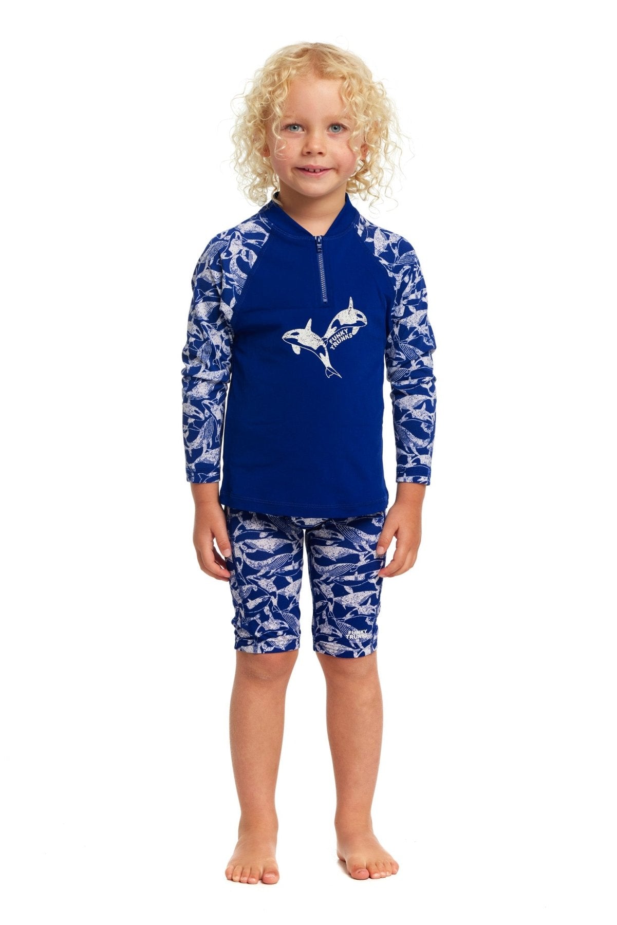 Beached Bro children's UV swimsuit – Aquaction.fi